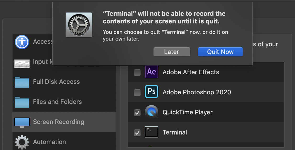 John Riselvato Ffmpeg How To Record A Macos Screen With Terminal